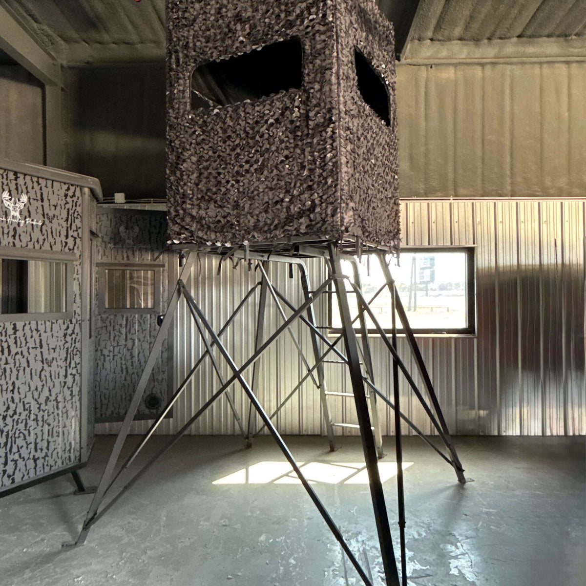 4x4 Quadpod Hunting Blind Box | Elevated Solo Deer Box Blind – Monarch ...