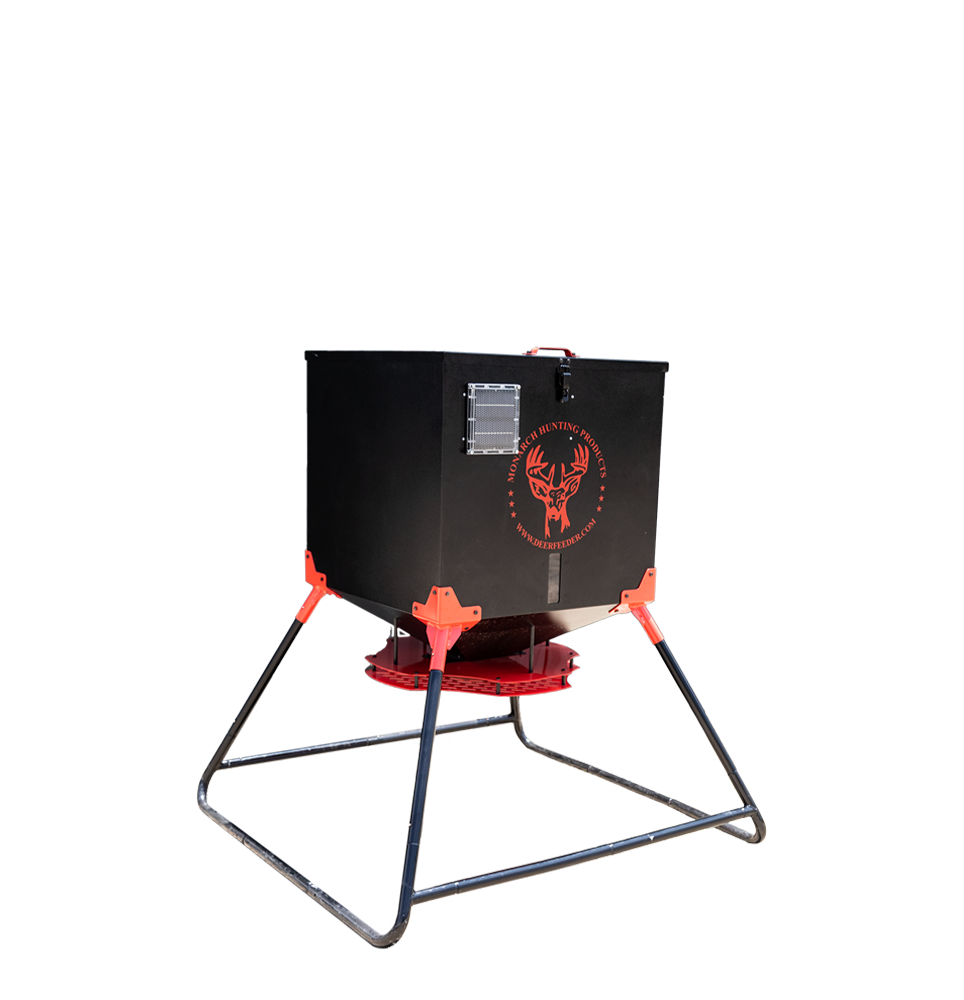 Monarch 500 lb. Deer Feeder | "The Stubby" Automatic Corn Feeder ...